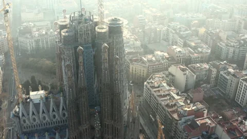 Orbit shot around well known basilica Sa... | Stock Video | Pond5