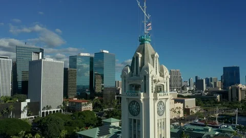 orbiting counter clockwise around iconic... | Stock Video | Pond5