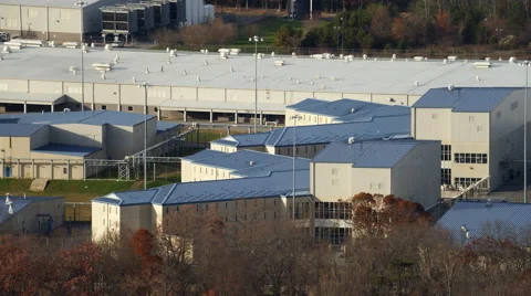 Prison Aerial Stock Footage ~ Royalty Free Stock Videos | Pond5