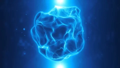 Organic Plasma Sphere Background Loop | Stock Video | Pond5