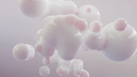 organic shapes. Morphing colorful blobs,... | Stock Video | Pond5