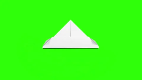 Origami paper boat animation. Transparen... | Stock Video | Pond5