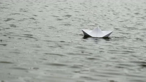 Origami Ship Stock Footage ~ Royalty Free Stock Videos | Pond5