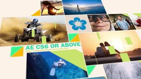 Origami Photo Slideshow ~ After Effects Project #176827364