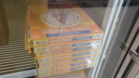 Original Crust Pizza Grocery Supermarket... | Stock Video | Pond5
