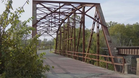 Original Route 66 Bridge from 1921 in Ok... | Stock Video | Pond5