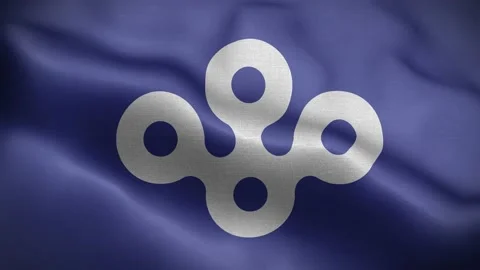 Osaka Prefecture Japan Flag Loop Backgro... | Stock Video | Pond5