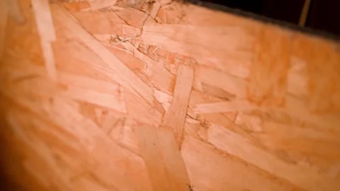 Osb sheet close-up, camera smooth slidin... | Stock Video | Pond5