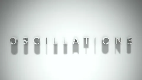 oscillations 3D title animation with sha... | Stock Video | Pond5