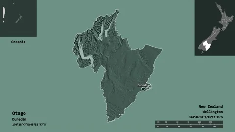 Otago location. New Zealand. Administrat... | Stock Video | Pond5