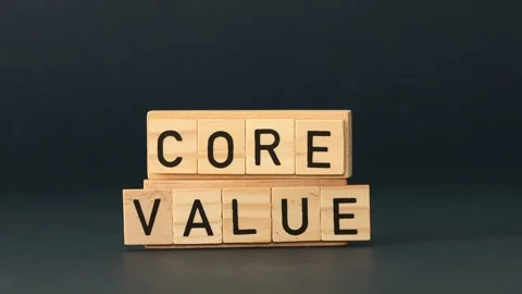 Our Core Values ??Symbol. Concept words ... | Stock Video | Pond5