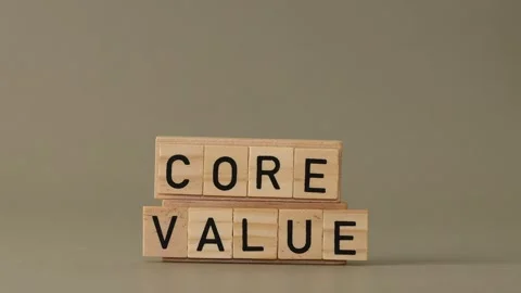 Our Core Values Symbol. Concept words Ou... | Stock Video | Pond5