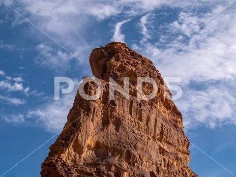 Outcrop geological formations, Al Ula in Saudi Arabia ~ Hi Res #131663198