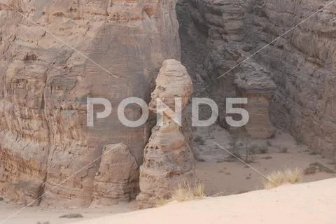 Outcrop geological formations, Al Ula in Saudi Arabia Stock Photo ...