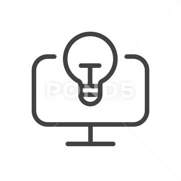 Outline style ui icons online education and training course collection. Vec..: Graphic #240297261