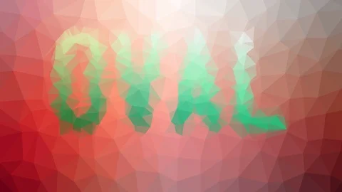 Oval appearing strange tessellation loop... | Stock Video | Pond5