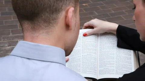 Reading Bible Stock Video Footage | Royalty Free Reading Bible Videos ...