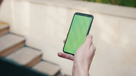 Over the shoulder shot of man using a ph... | Stock Video | Pond5