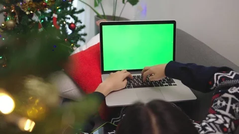 Over the shoulder shot of woman typing o... | Stock Video | Pond5