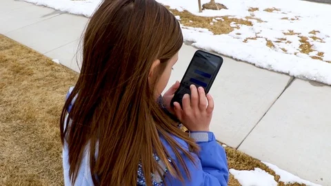 Over the shoulder shot of a young, cute,... | Stock Video | Pond5