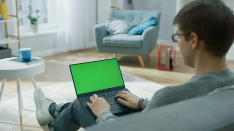 Over The Shoulder Laptop Stock Video Footage | Royalty Free Over The ...
