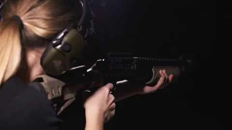 Over the Shoulder Slow-Motion View of Wo... | Stock Video | Pond5