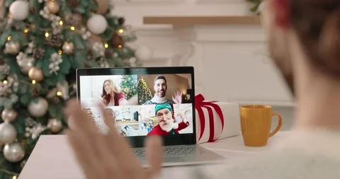 Over shoulder view Male talking on multi... | Stock Video | Pond5