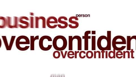 Overconfidence animated word cloud. | Stock Video | Pond5