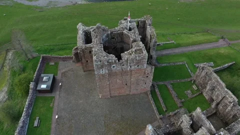 Overhead 14th Castle Shot England | Stock Video | Pond5