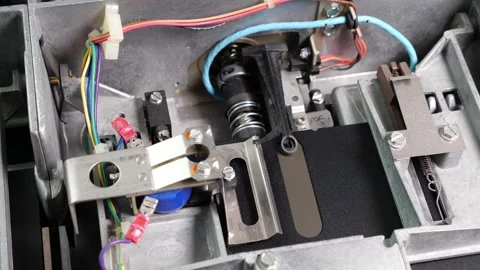 Overhead close-up of 8-inch floppy disk ... | Stock Video | Pond5