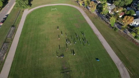 Football Team Running Stock Footage ~ Royalty Free Stock Videos | Pond5