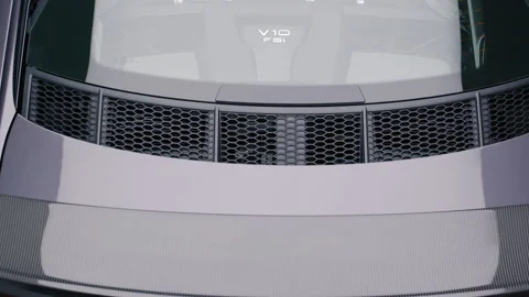 Overhead Shot From Rear Of Audi R8 V10 P... | Stock Video | Pond5