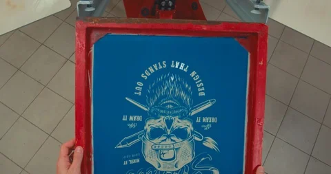 Screen Printing Stock Footage ~ Royalty Free Stock Videos | Pond5