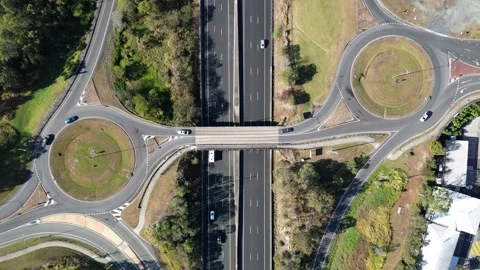 Overhead timelapse of vehicle movement a... | Stock Video | Pond5