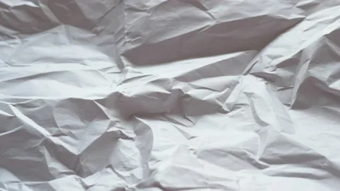 overhead view of abstract crumpled paper... | Stock Video | Pond5