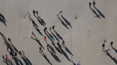 Overhead Crowd Stock Videos – Royalty-Free HD & 4K Videos