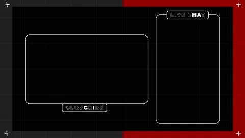 Overlay live streaming simple animation ... | Stock Video | Pond5