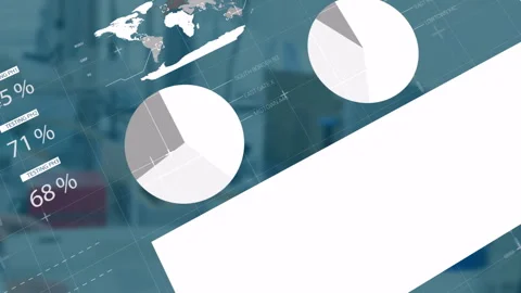 Overlaying data and graphs, animation of... | Stock Video | Pond5