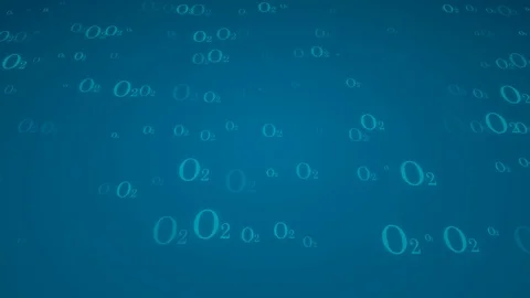 Oxygen animation background with oxygen ... | Stock Video | Pond5