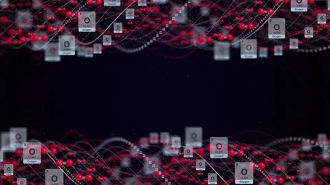 OXYGEN MOLECULE, Animation, Rendering, B... | Stock Video | Pond5