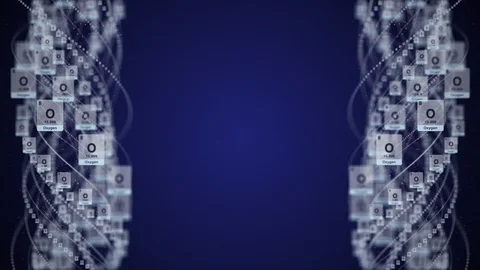 OXYGEN MOLECULE, Animation, Rendering, B... | Stock Video | Pond5