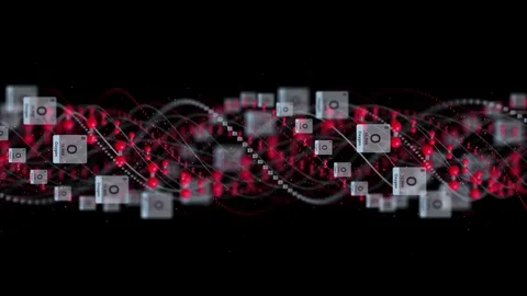 OXYGEN MOLECULE, Animation, Rendering, B... | Stock Video | Pond5