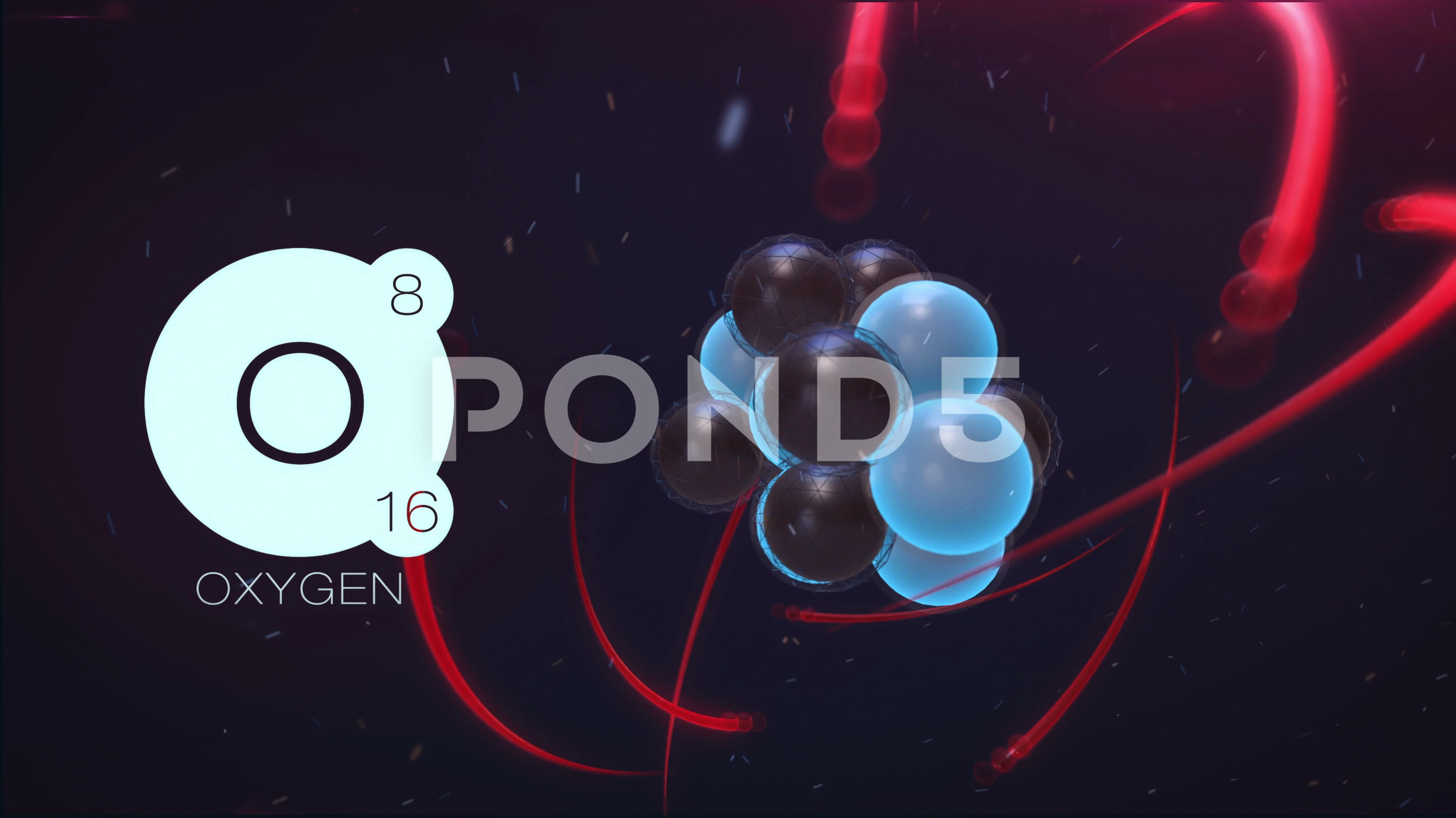 Oxygen Molecule Model