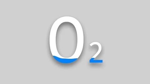 Oxygen O2. Abstract blue bubbles backgro... | Stock Video | Pond5