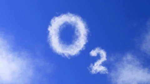 Oxygen or O2 Molecule Symbol Animation o... | Stock Video | Pond5