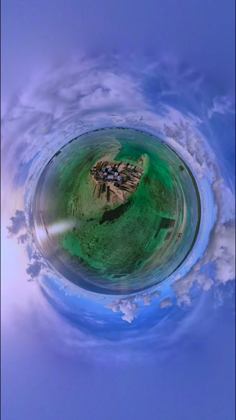 Pacific children form human SOS message,... | Stock Video | Pond5