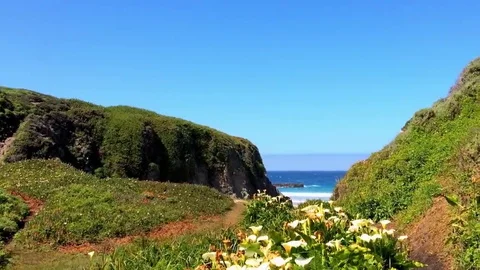 The Pacific Ocean at the Big Sur area, C... | Stock Video | Pond5