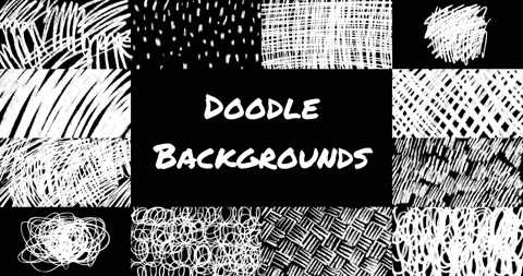 Pack of Animated Hand Drawn Scribbles Do... | Stock Video | Pond5