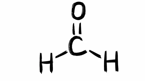 Package of formaldehyde chemical formula... | Stock Video | Pond5