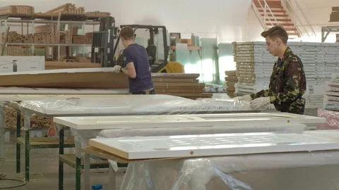 packing wooden door for transportation.p... | Stock Video | Pond5